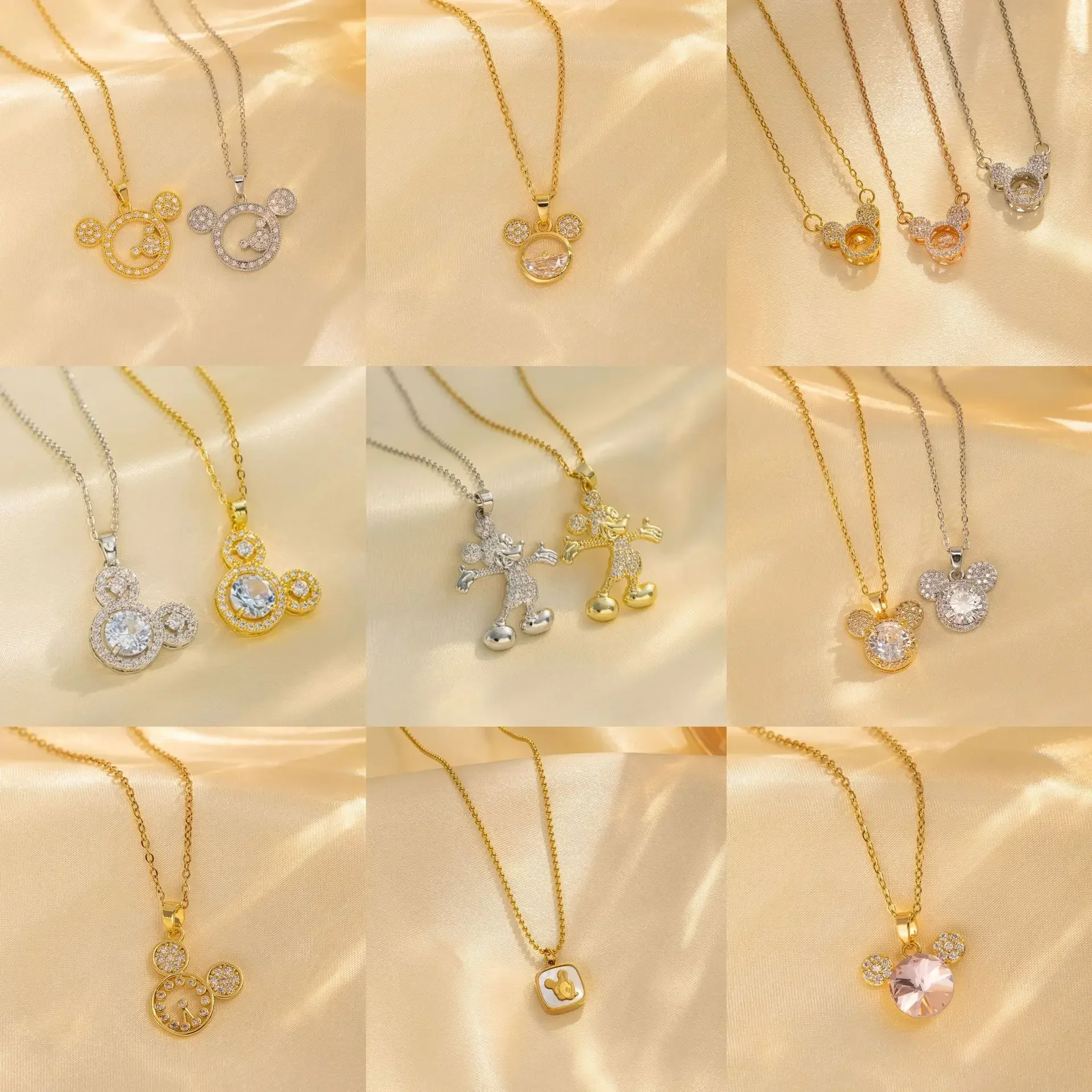 Disney-collar-con-colgante-de-circ-n-para-mujer-y-ni-a-collar-con ...