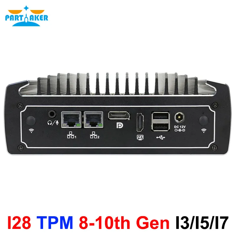 Partaker-Fanless-Mini-PC-Windows-11-Dual-Lan-DP-HD-Intel-Core-i7-8550U ...