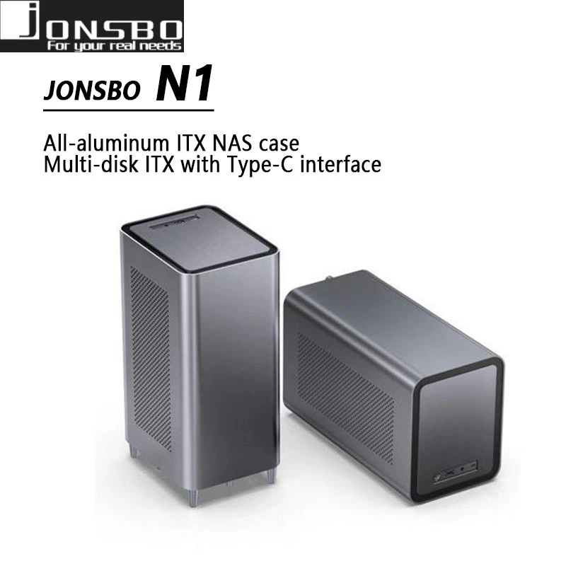 JONSBO N1 NAS ITX MINI Small Case All Aluminum Suitcase Portable HTPC ...