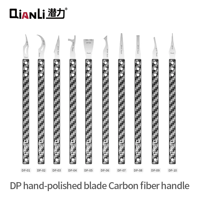 QIANLI-DP-Manual-Grinding-Hand-polished-Blade-with-Carbon-Fiber-Handle ...