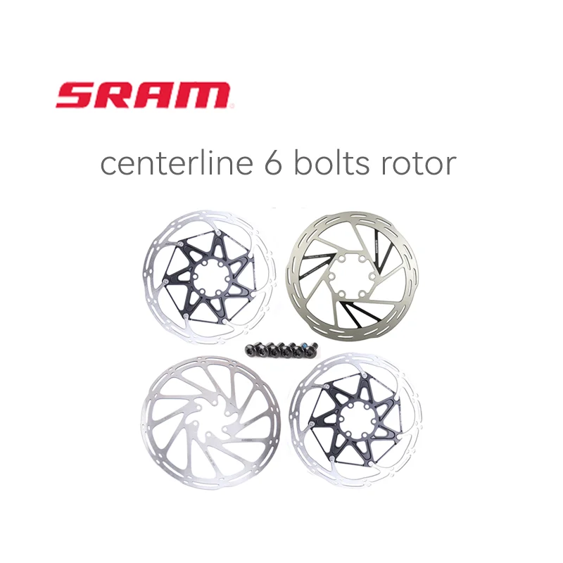 SRAM New CenterLine Disc Brake Rotor 6 BOLTS 200mm 180mm 160mm 140mm 4 ...