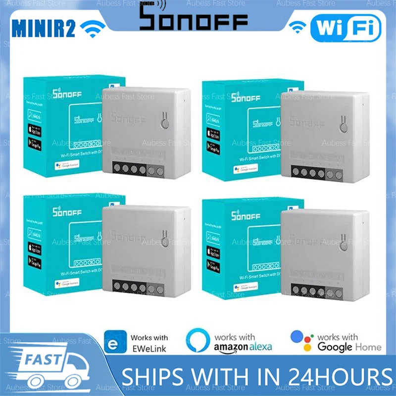 Sonoff-Mini-R2-Wifi-Smart-Switch-MINIR2-2-Way-Modules-EWeLink-APP-DIY ...