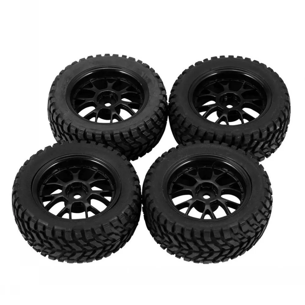 4Pcs-75mm-Rubber-Rally-Climbing-Car-Off-road-Wheel-Rim-and-Tires-Hex ...