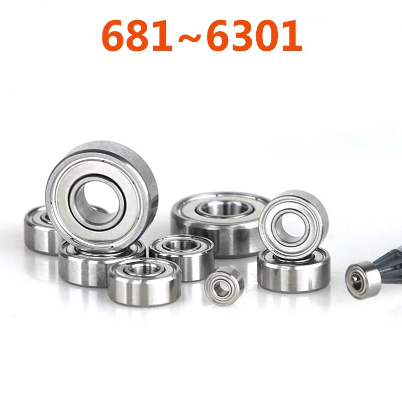 Free-Shipping-Precision-Small-Bearing-681-6301ZZ-Precision-Miniature ...