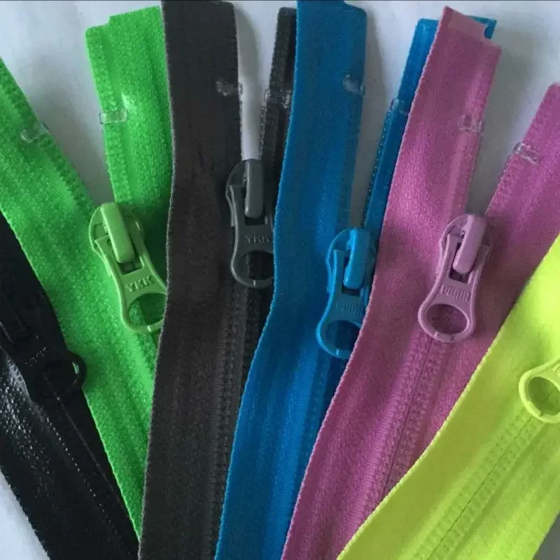 5-70-To-75cm-YKK-Waterproof-Zipper-Impermeables-Single-Open-Black-White ...