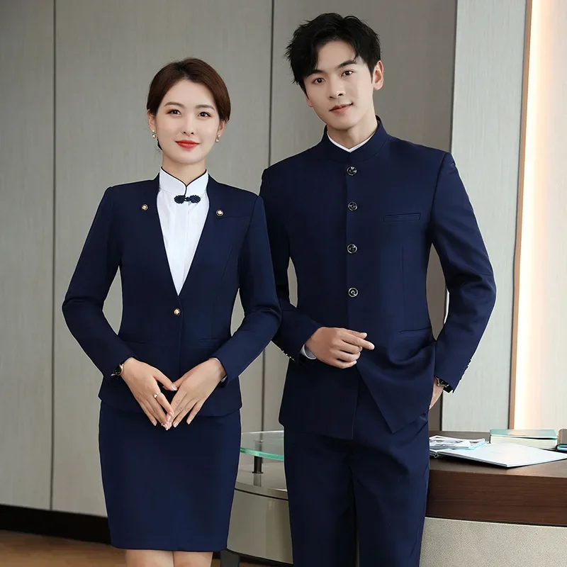 Unisex-Business-Suits-Professional-Workwear-White-Collar-Jobs-Clothing ...