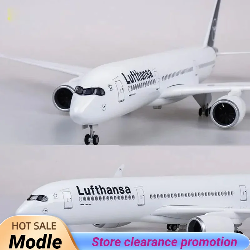 Lufthansa-Airline-Modelo-com-Luz-LED-e-Roda-Diecast-Plano-de-Resina-Pl ...