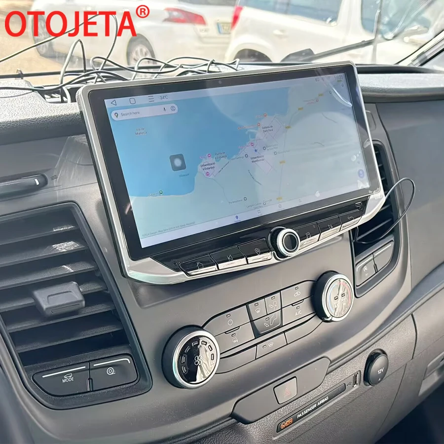 10.88inch Android 14 Screen For Ford Transit T250 2022 Stereo GPS ...