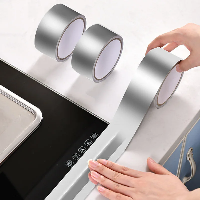 Aluminum-Foil-Tape-Kitchen-Waterproof-Oilproof-Sealing-Tape-Strip ...