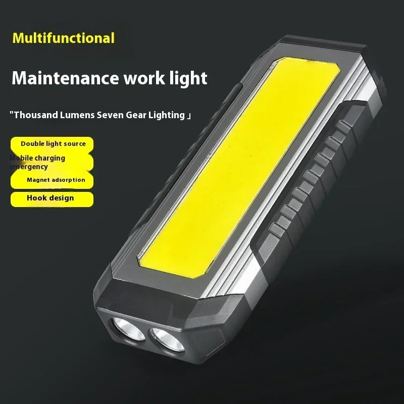 Waterproof-with-Magnet-Flashlight-Portable-COB-Work-Light-LED-4000mAh ...