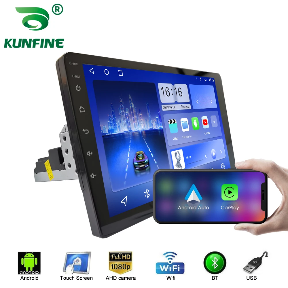 9 Polegada 1 Din Car Radio Android Car Stereo Car Audio System Auto Radio MP5 Multimedia DVD ...