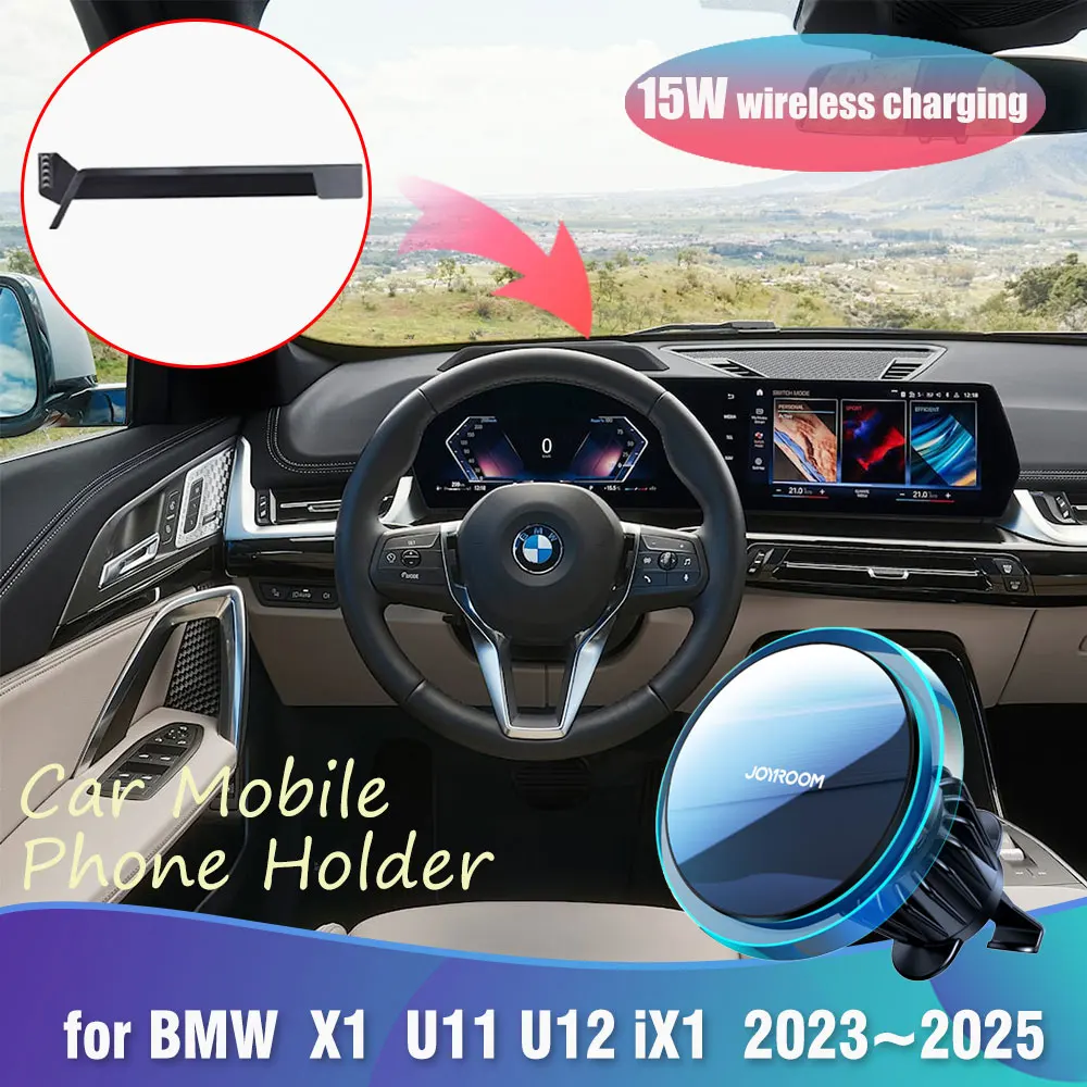 Mobile-Phone-Holder-for-BMW-X1-U11-U12-iX1-2023-2025-2024-Clip-Magnetic ...