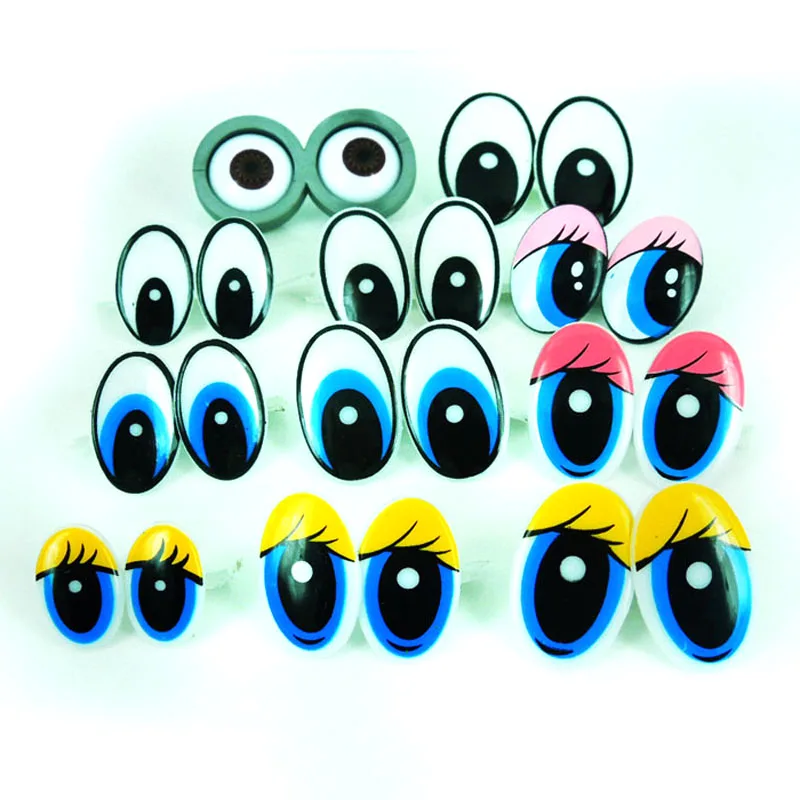 20Pcs New Design Cartoon Plastic Safety Toy Eye Handmade Accessories ...