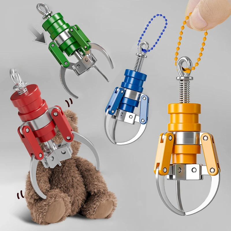 Creative Mini Gripper Fingertip Decompression Tool Keychain Doll ...
