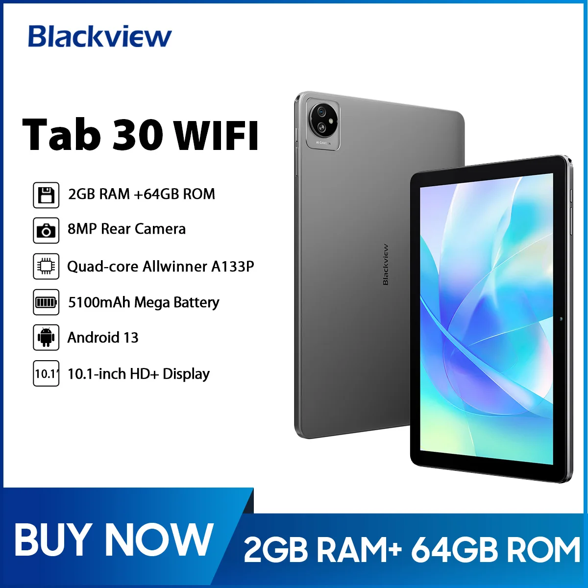 Blackview-Tablet-PC-Tab-30-con-WIFI-dispositivo-con-altavoces-duales-HD ...
