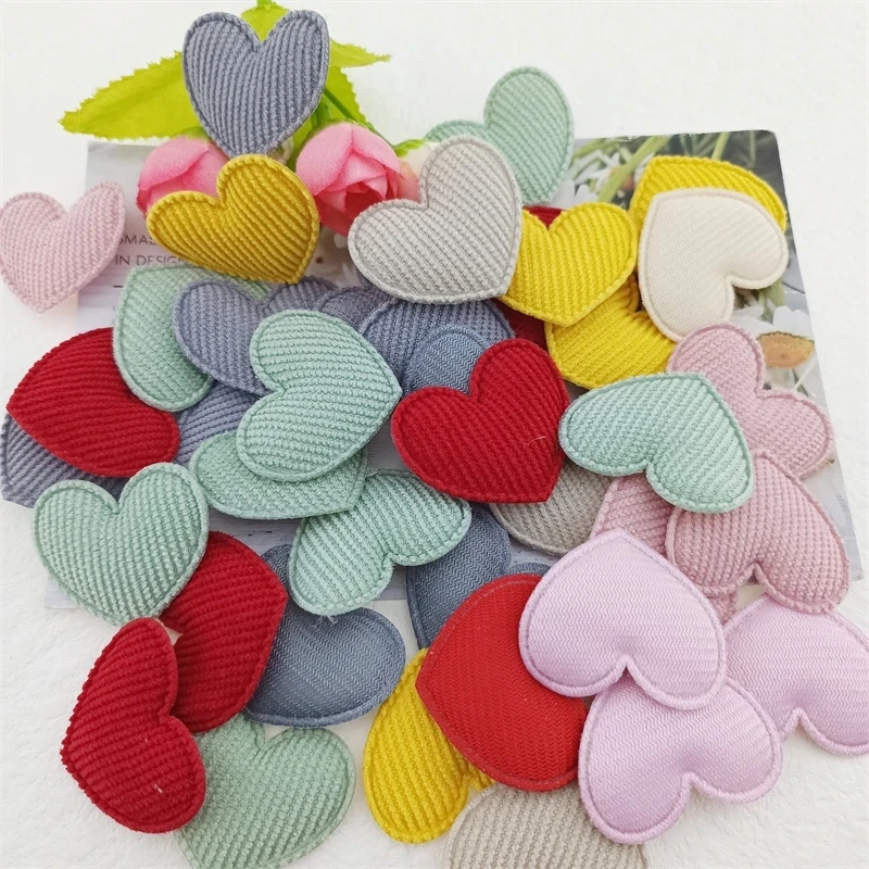 Padded-Cloth-Heart-Appliques-for-DIY-Hat-Clothes-Leggings-Sewing ...