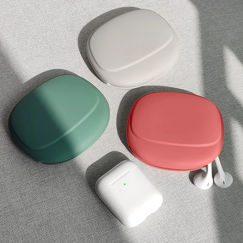 Silicone-Wired-Headphone-Storage-Bag-Simple-Portable-Coin-Purse-Data ...