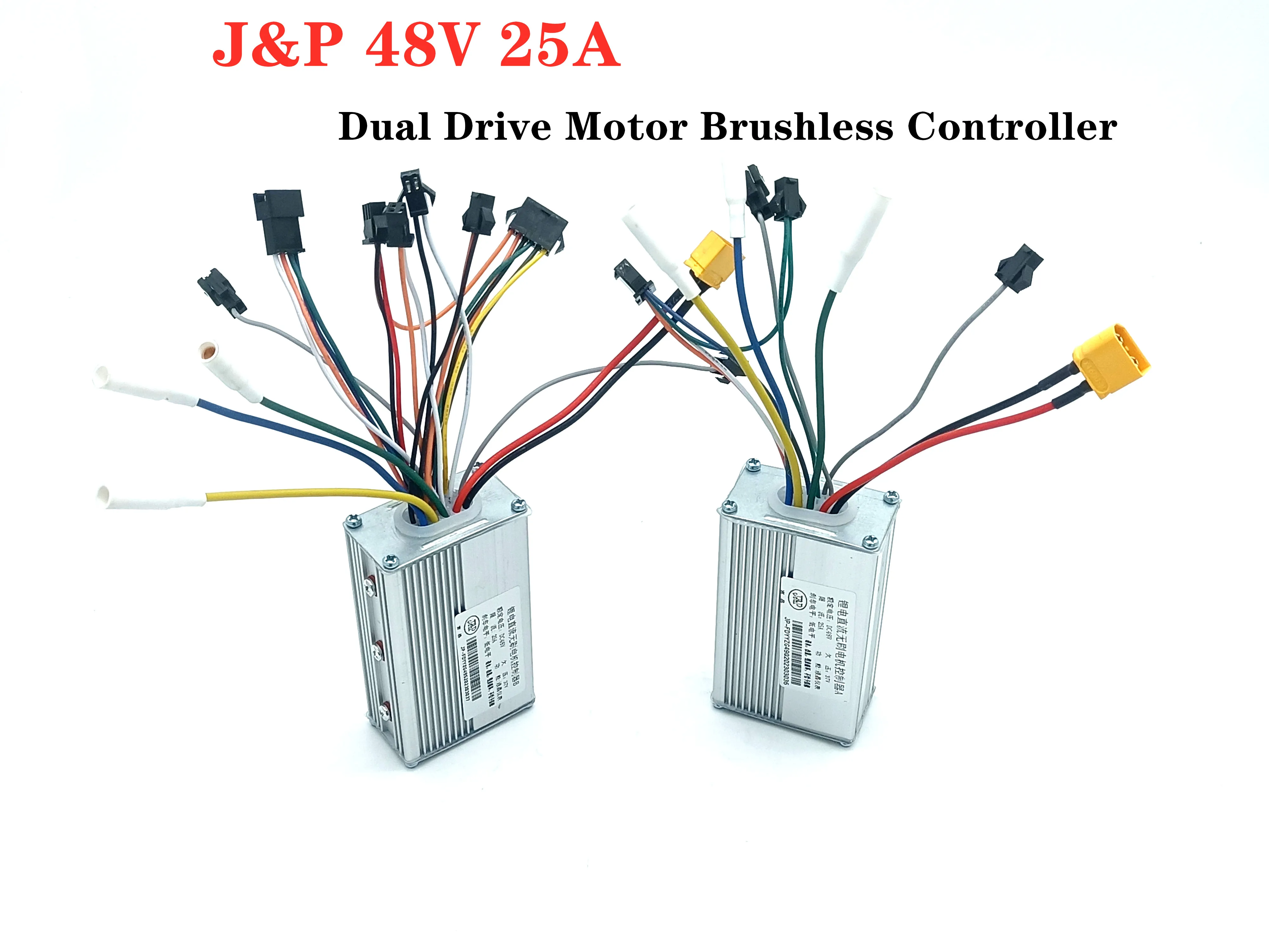 J-P-48V-25A-Dual-Drive-Motor-Brushless-Controller-Electric-Scooter ...
