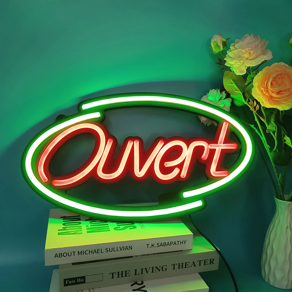 Vintage Lighted Open Sign