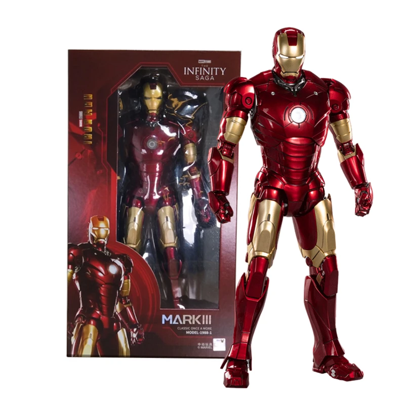 ZD-1-5-Iron-Man-36CM-MK3-Original-legends-LED-lighting-10th-Anniversary ...