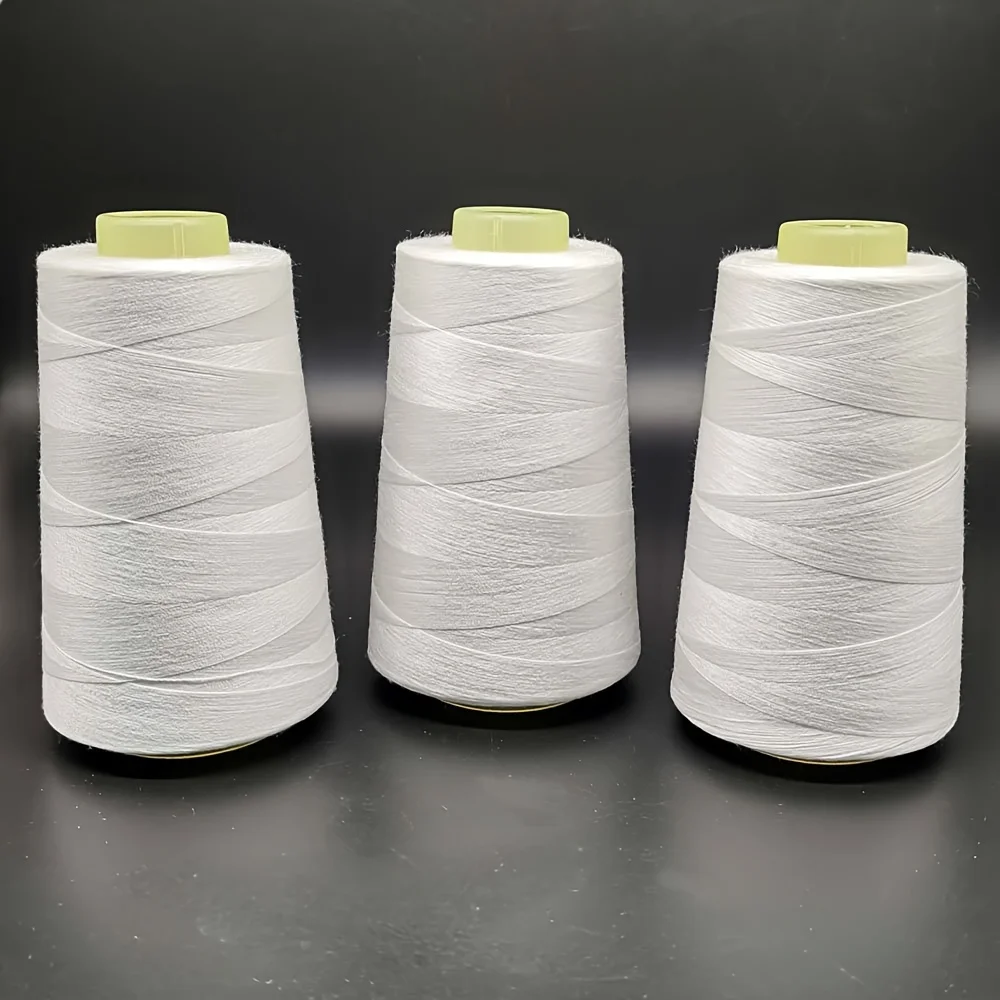 White-Threads-for-Sewing-Machines-Sewing-Thread-100-Polyester-Hand ...