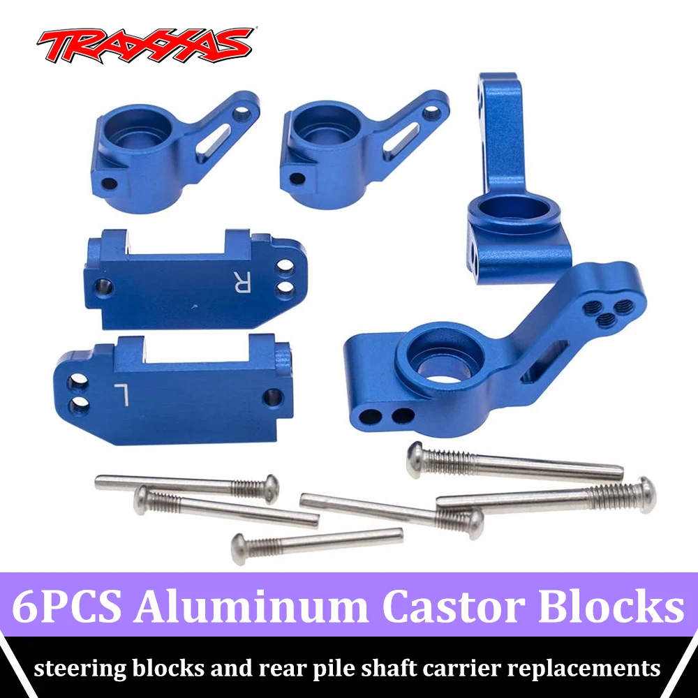 RC-Aluminum-6PCS-Castor-Blocks-Steering-Blocks-3632-3736-3752-and-Rear ...