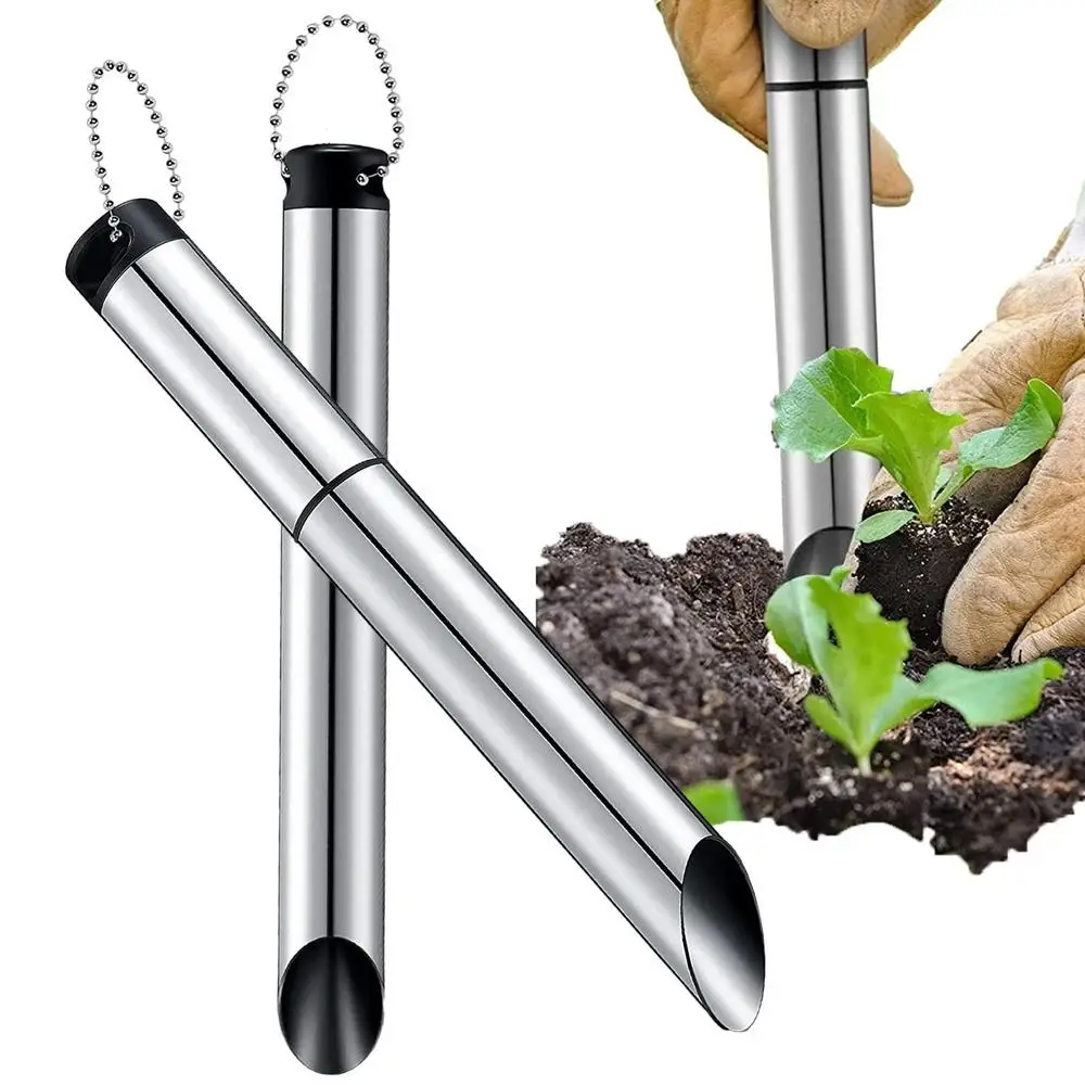 Stainless Steel Garden Seed Planter Tool Transplanter Multi funtion ...