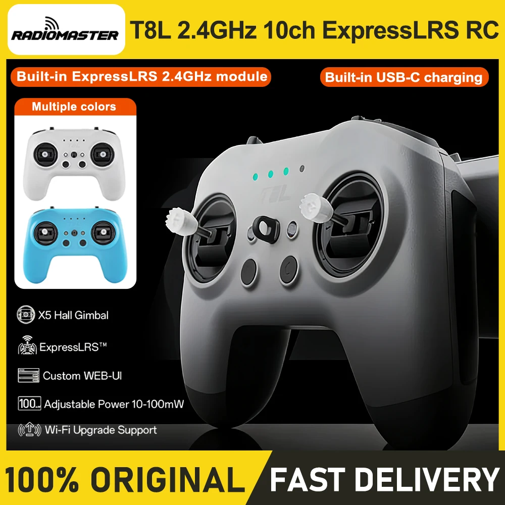 Radiomaster T8L Remote Controller ELRS Open Source System X5 Hall ...