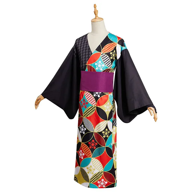 Anime Demon Slayer Uzui Tengen Kimono Cosplay Costume - AllCosplay.com