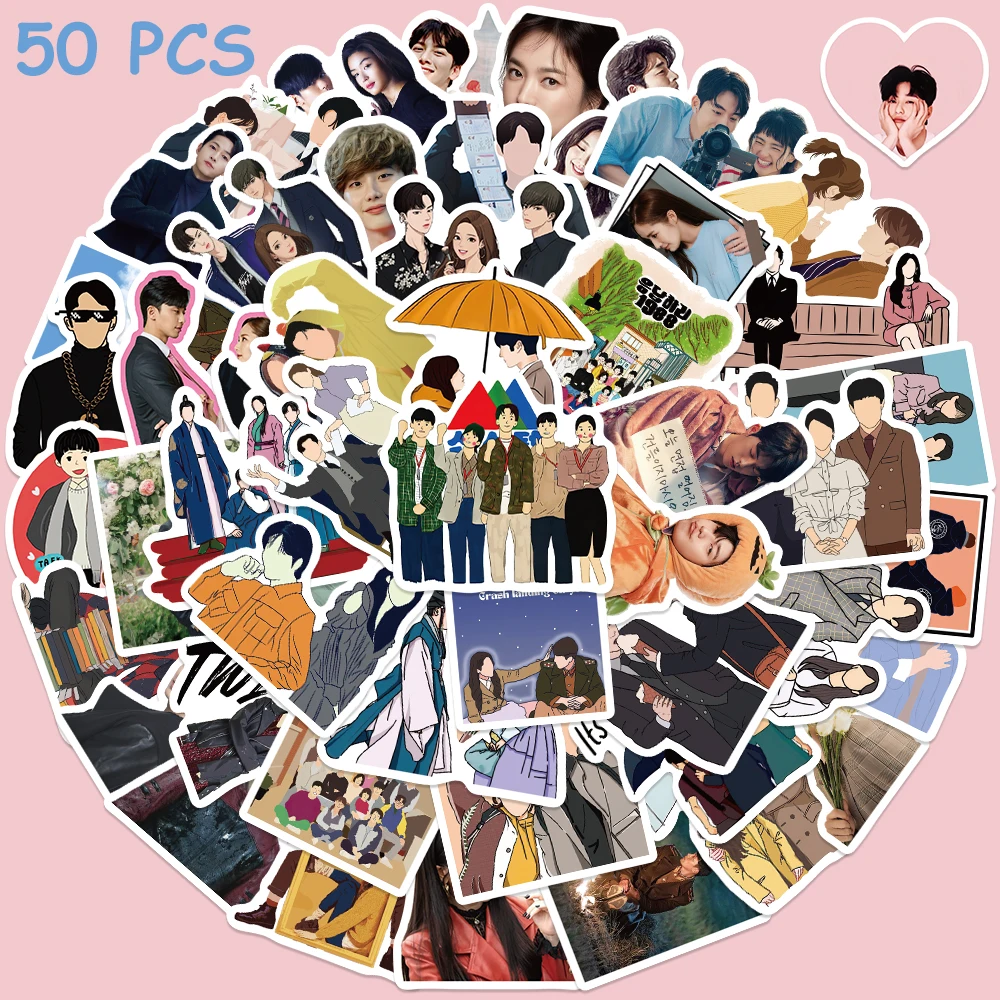 50pcs-Korean-Kdrama-Hot-Star-Stickers-Funny-Graffiti-Decals-For-Laptop ...