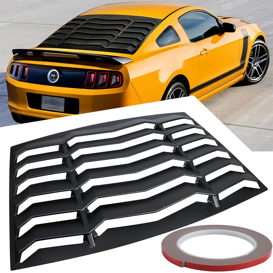 TML-Rear-Window-Louver-Compatible-with-Ford-Mustang-2005-2014 ...