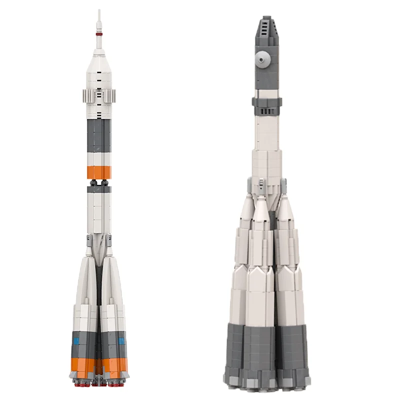 MOC-Vostok-Rocket-Family-Soviet-R-7-1-110-Scale-Building-Block-Kits ...