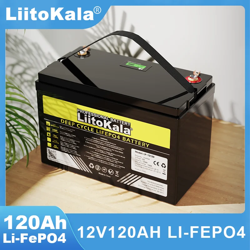 LiitoKala-12-8V-120AH-LiFePO4-Battery-pack-12V-Lithium-Iron-Phosphate-Batteries-4000-Cycles ...