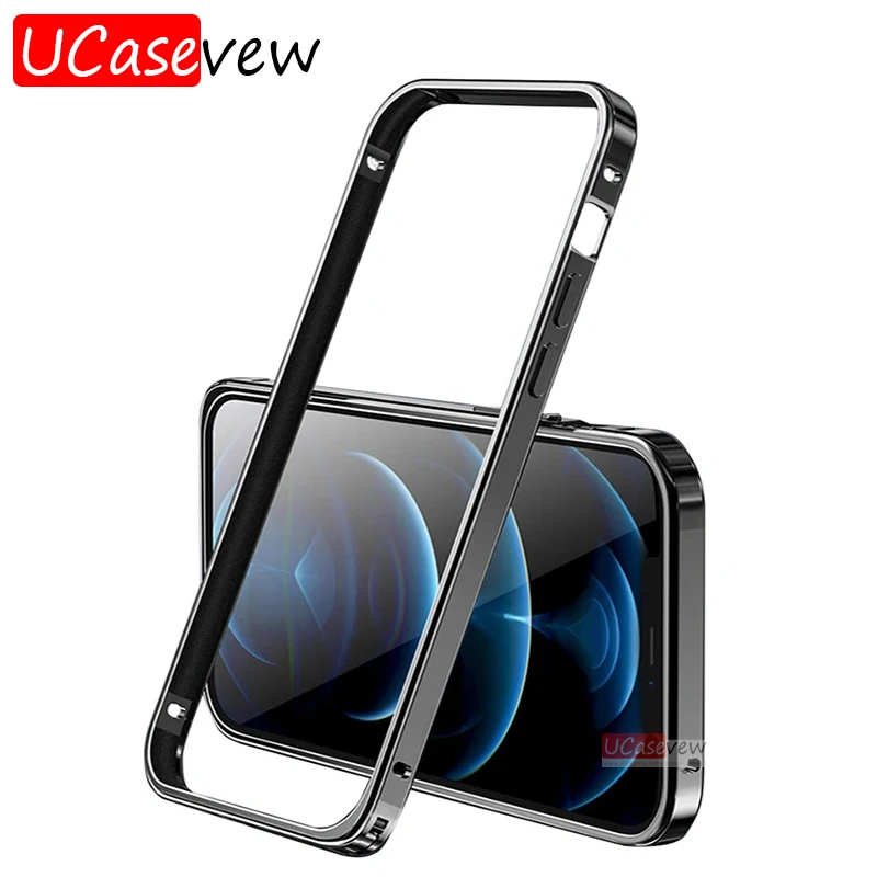 Aluminium-Metal-Bumper-Frame-Case-for-iPhone-15-14-Plus-13-12-Pro-Max ...
