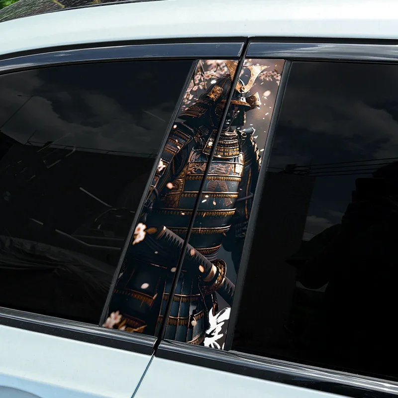 1PC-JDM-Samurai-Car-Stickers-Auto-B-Pillar-Waterproof-Decoration-Cover ...