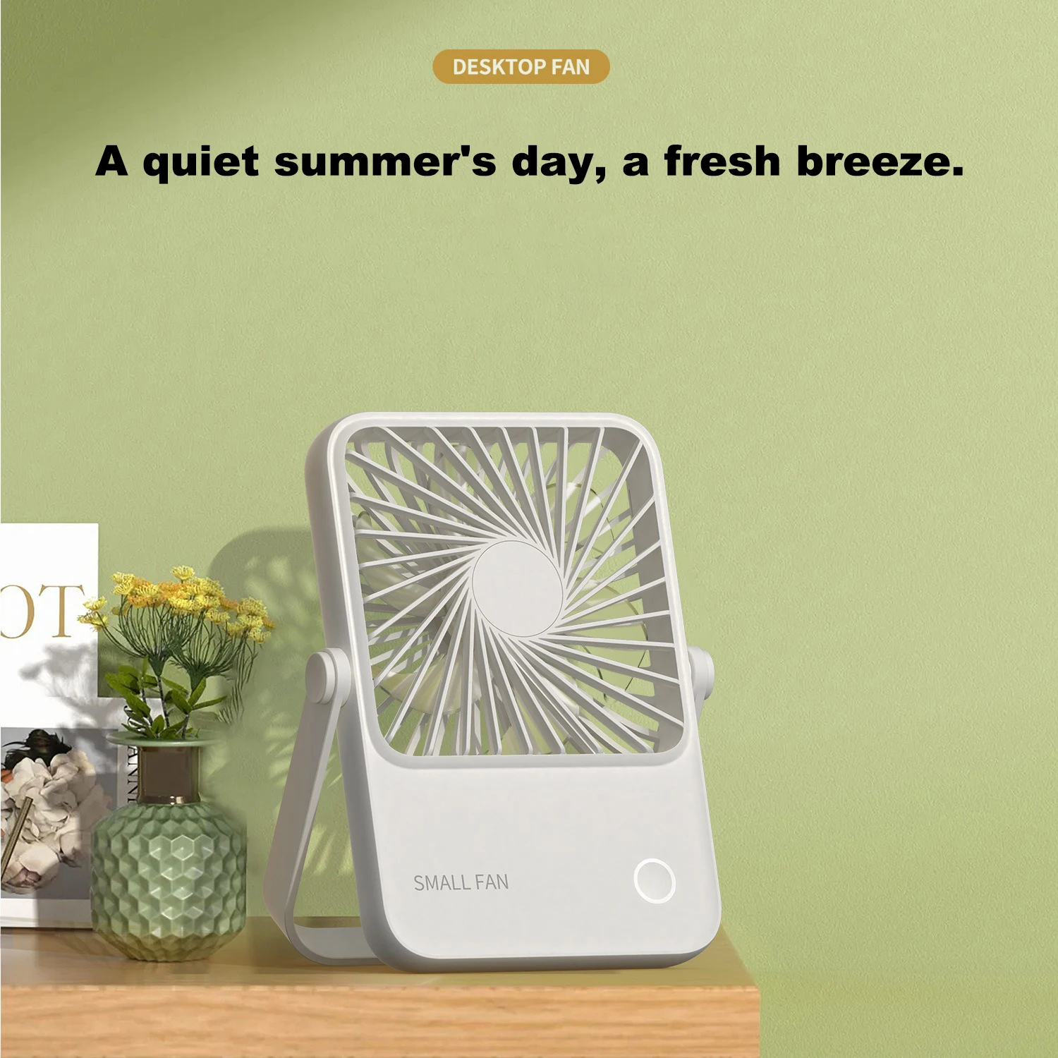 Small-Table-Fans-Rechargeable-Portable-Desk-Fans-Battery-Operated-3 ...