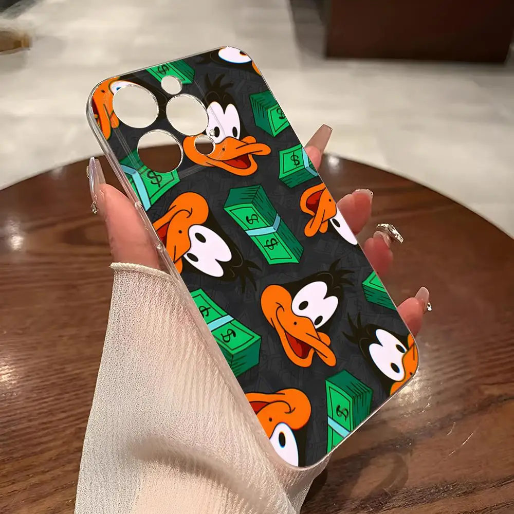 Adorable Duck Transparent Phone Case for IPhone 11 Pro (Z6)