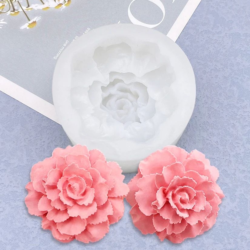 Molde-de-silicona-de-flor-de-clavel-herramientas-de-decoraci-n-de ...