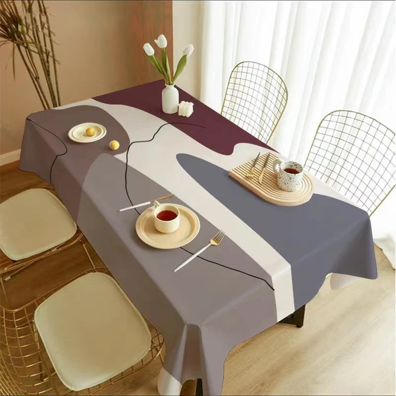 Nordic Simple Rectangular Tablecloth For Dining Table, Living Room ...