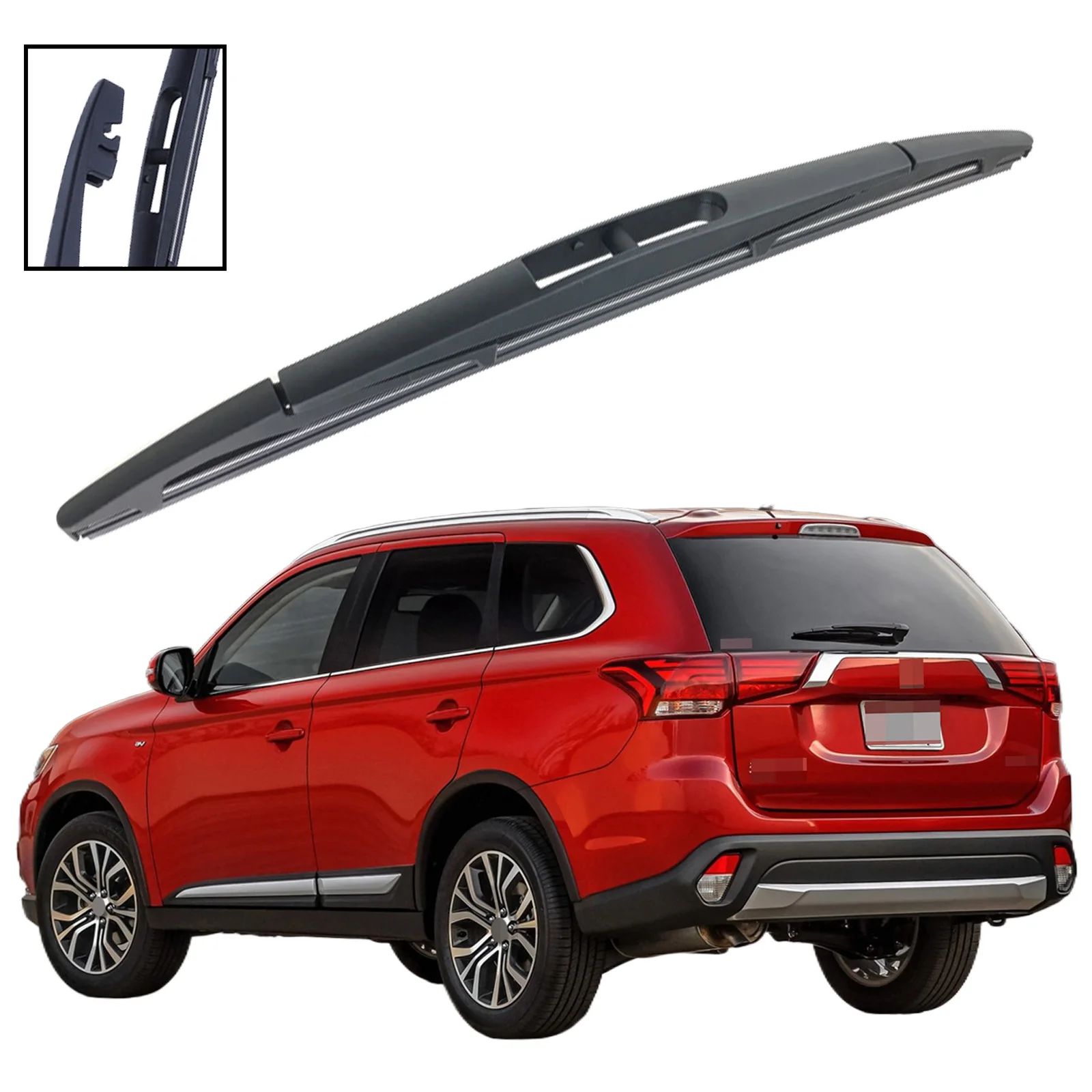 12-Rear-Windshield-Windscreen-Washer-Wiper-Blade-For-Mitsubishi ...