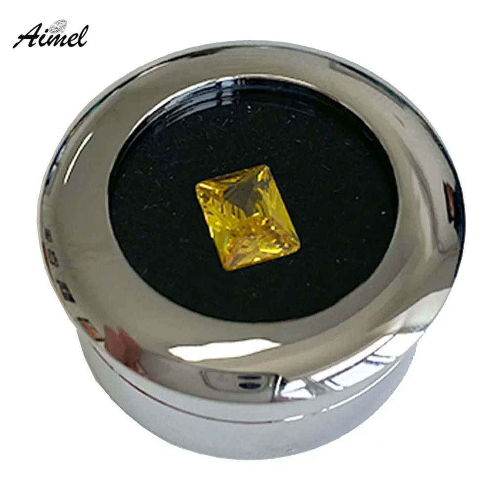 Round-Gems-Jewelry-Display-Box-Metal-Diamond-Organizer-Stone-Beads ...
