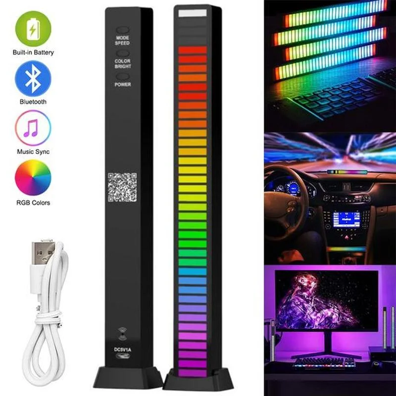 New-RGB-Music-Sound-Control-LED-Light-App-Controls-Pickup-Lights-Rhythm ...