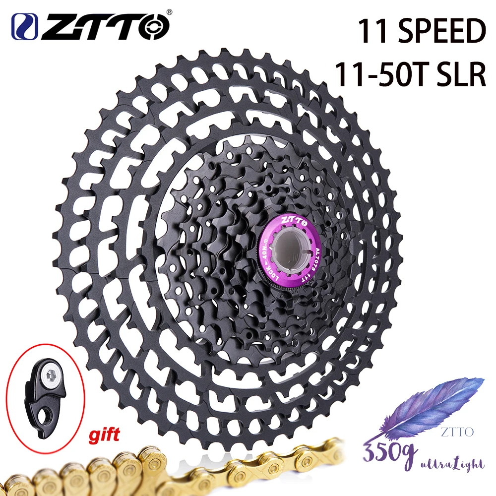 ZTTO-MTB-11-Speed-50T-SLR-Cassette-Ultralight-11-50T-11S-360g-CNC-11V ...