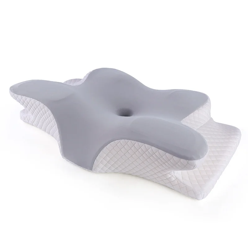 New-Memory-Foam-Pillows-Butterfly-Shape-Relaxing-Cervical-Slow-Rebound-Neck-Pillow-Pain-Relief ...