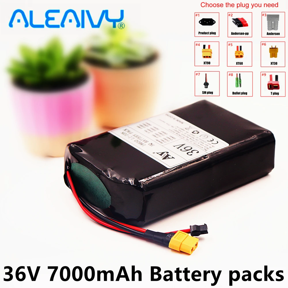 Batterie lithium-ion aste, 10S2P, 36V, 7000 mAh, 7Ah, 24.com, pour monocycle électrique ...