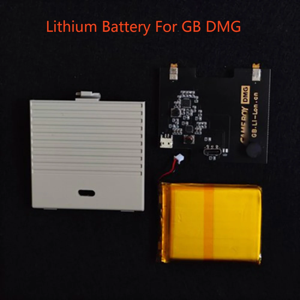 2500mah Rechargeable Battery Module Li-ion Usb-c For Game Boy Gb Dmg ...