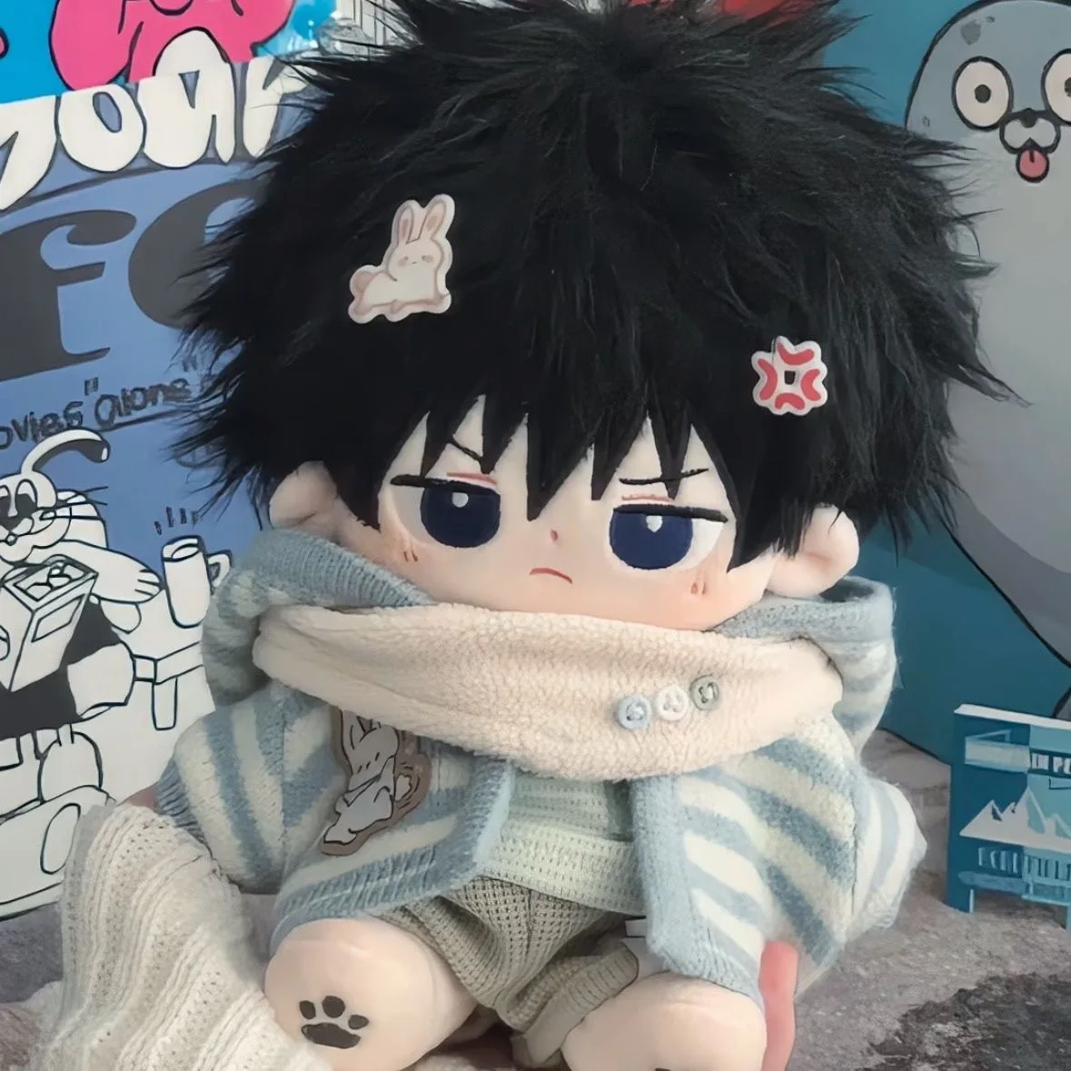 Anime-Role-Fushiguro-Megumi-Handsome-Boy-Soft-Plush-Doll-Body-Dress-Up ...