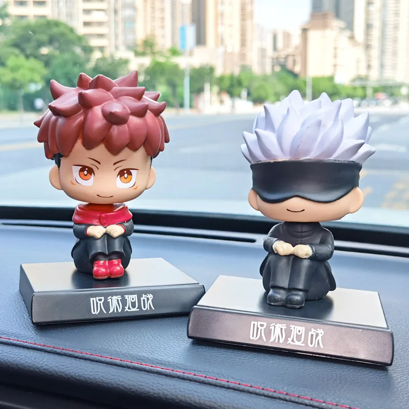 11cm-Jujutsu-Kaisen-Satoru-Gojo-Car-Doll-Shaking-Head-Auto-Interior ...
