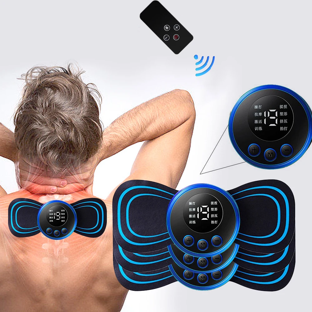 Electric-Neck-Massager-EMS-Muscle-Massage-Stimulator-Low-Frequency ...