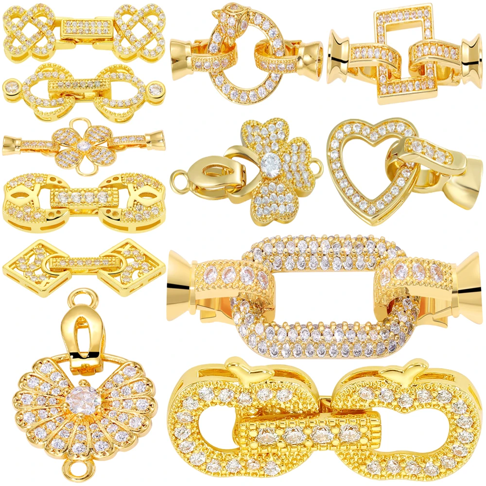 Necklace Accessories Bracelet Pearls | Closures Bracelets Necklaces - Gold Clasps - Aliexpress